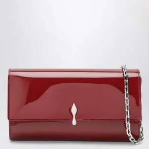 CHRISTIAN LOUBOUTIN Empire Bettina Wallet In Patent Calfskin - Red