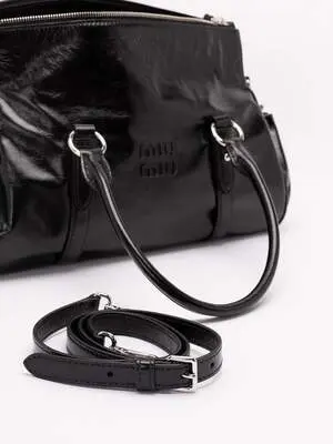 Miu Miu Shiny Leather Handbag