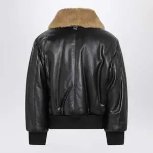 AMI Paris Padded Lambskin Jacket