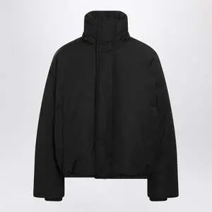 AMI Paris Padded Jacket In Nylon And Cotton - Black