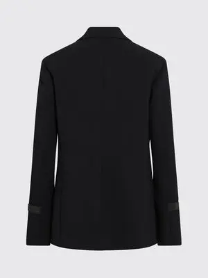 Loewe Cropped Single-breasted Wool-blend Blazer With Lapel Collar