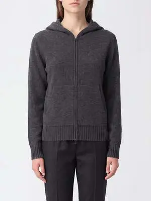 Max Mara Cashmere Zip-up Hoodie - Gray