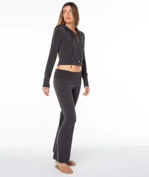 Roxy Couch Surf Pant - Phantom Solid