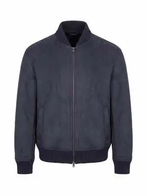 Herno Faux Shearling Bomber Jacket