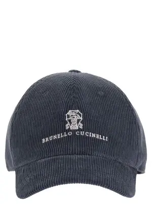 Brunello Cucinelli Cotton And Cashmere-blend Corduroy Baseball Cap - Multicolor