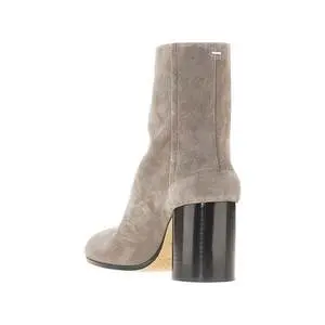 MAISON MARGIELA Suede Leather 'tabi' Ankle Boots