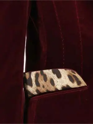 Dolce & Gabbana Turlington Single-breasted Velvet Jacket