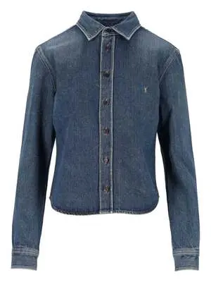 SAINT LAURENT Saint Laurent Women Denim Shirt