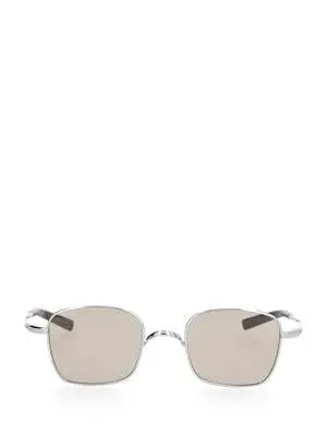 Saint Laurent Square Metal Sunglasses - Silver