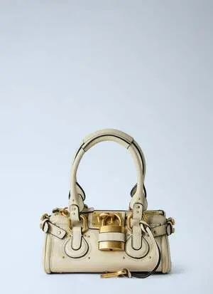 Chloé Small Paddington Grained Leather Shoulder Bag - Multicolor