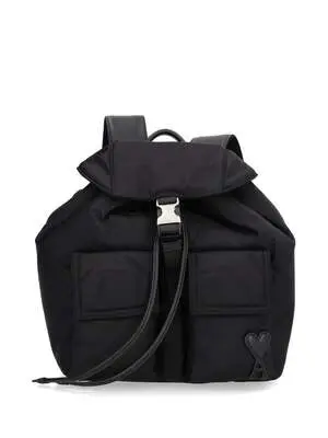 AMI Paris Marcel Small Backpack - Black