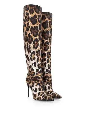 Dolce & Gabbana Leo Jacquard Boot