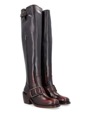 Dries Van Noten High Boots With A Buckle