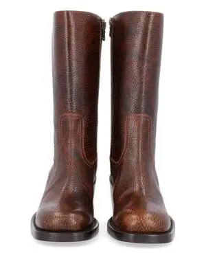 Dries Van Noten Ankle Boot With A Buckle