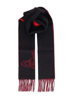 VIVIENNE WESTWOOD Orb Reversible Scarf - Black