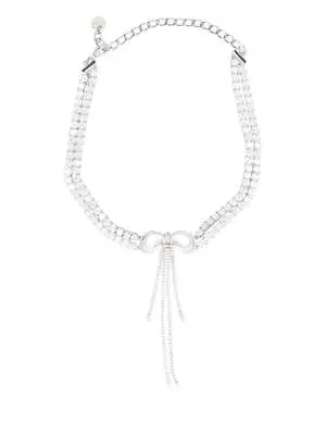 SELF-PORTRAIT Two-strand Choker - Silver