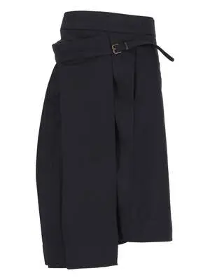 Dries Van Noten Wrap Skirt - Blue