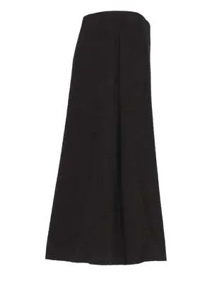 Fendi Bouclé Wool Skirt - Black