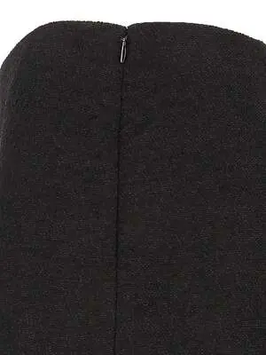 Fendi Bouclé Wool Skirt - Black