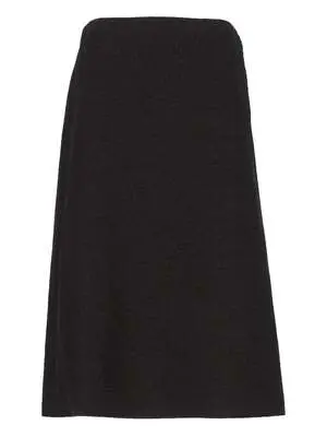 Fendi Bouclé Wool Skirt - Black