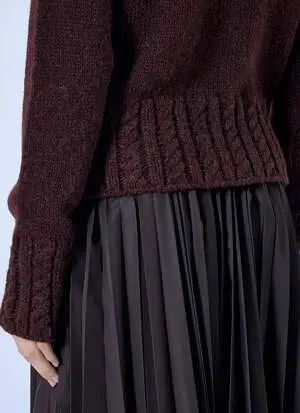 Moncler Alpaca Blend Polo Neck Jumper