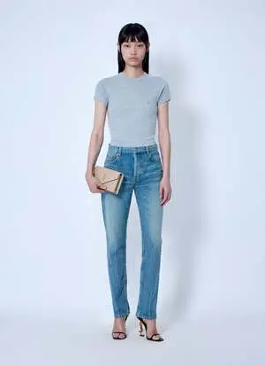 Saint Laurent Cassandre Fitted T-shirt