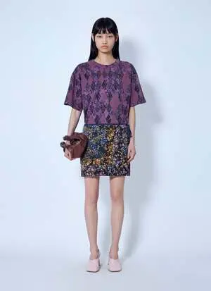 Dries Van Noten Argyle Print T-shirt