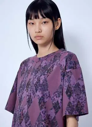 Dries Van Noten Argyle Print T-shirt