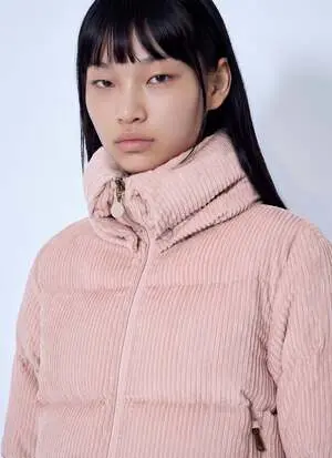 Moncler Lumineux Corduroy Short Down Jacket