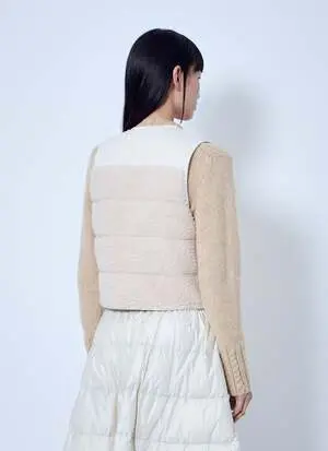 Moncler Fluffy Teddy Padded Gilet