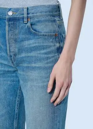 Saint Laurent Mid-rise Straight Jeans