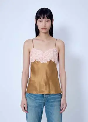 Saint Laurent Lace Camisole Top