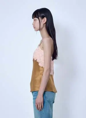 Saint Laurent Lace Camisole Top