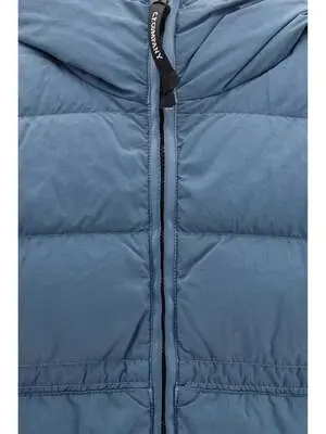 C.P. COMPANY Goggle Hooded Jacket In Chrome-r