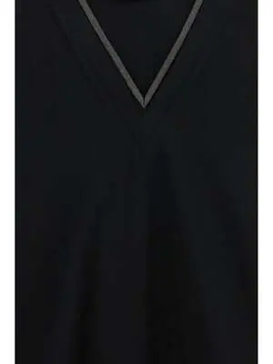 Brunello Cucinelli Cotton T-shirt With Embellishments