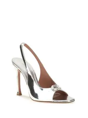 Amina Muaddi Mini Camelia Slingback Sandals