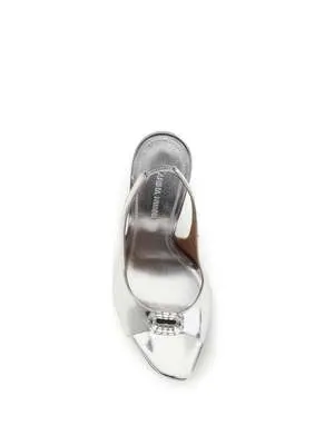 Amina Muaddi Mini Camelia Slingback Sandals