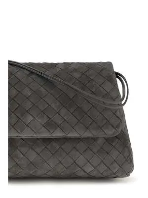 Bottega Veneta Giorno Shoulder Bag - Gray