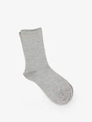 Brunello Cucinelli Sparkling Cashmere And Silk Knit Socks - Multicolor