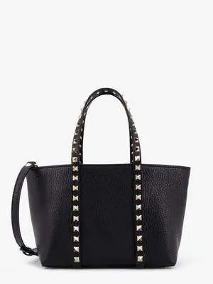 Valentino Garavani Rockstud Leather Shopping Bag