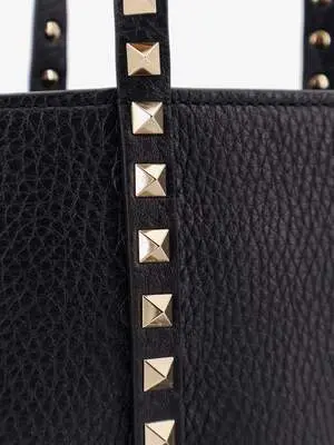 Valentino Garavani Rockstud Leather Shopping Bag