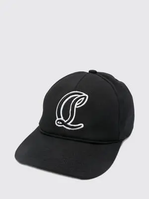 CHRISTIAN LOUBOUTIN Baseball Cap With Logo - Black