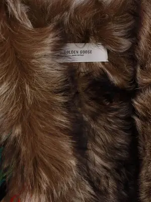 GOLDEN GOOSE Embroidered Shearling Vest