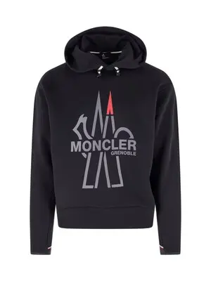 Moncler Hoodie “polartec® Power Stretch - Black