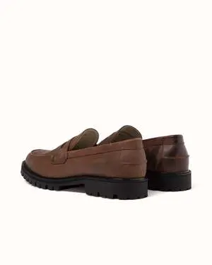 DUKE + DEXTER Vibram Distressed Lug Loafer