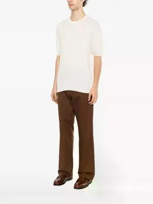 Canali Short-sleeve Knitted T-shirt
