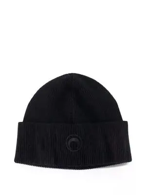 MARINE SERRE Moon Beanie Hat - Black