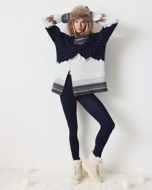 Splendid Hit The Slopes Legging Dark Navy/shell
