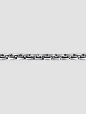 GABRIEL & CO Classic Sterling Tubular Chain Bracelet/6mm