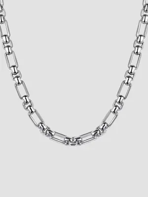 GABRIEL & CO Classic Sterling Figaro Chain Necklace/3mm